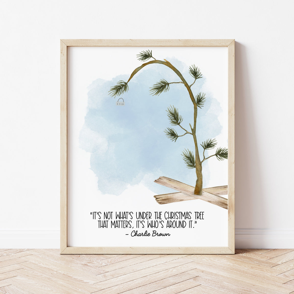 Charlie Brown Christmas Tree Craft Wood Slice Charlie Brown Ornament