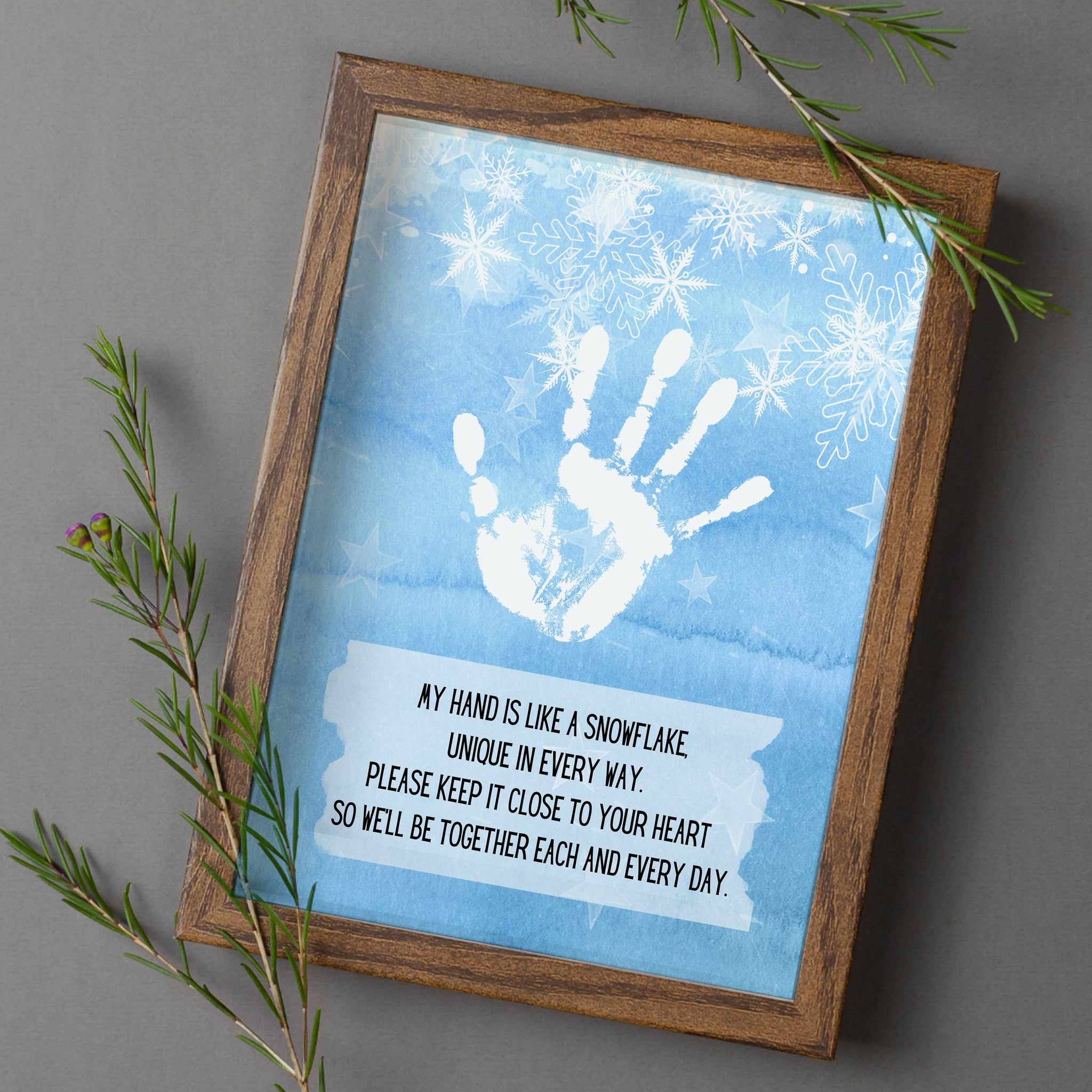 January Handprint Craft