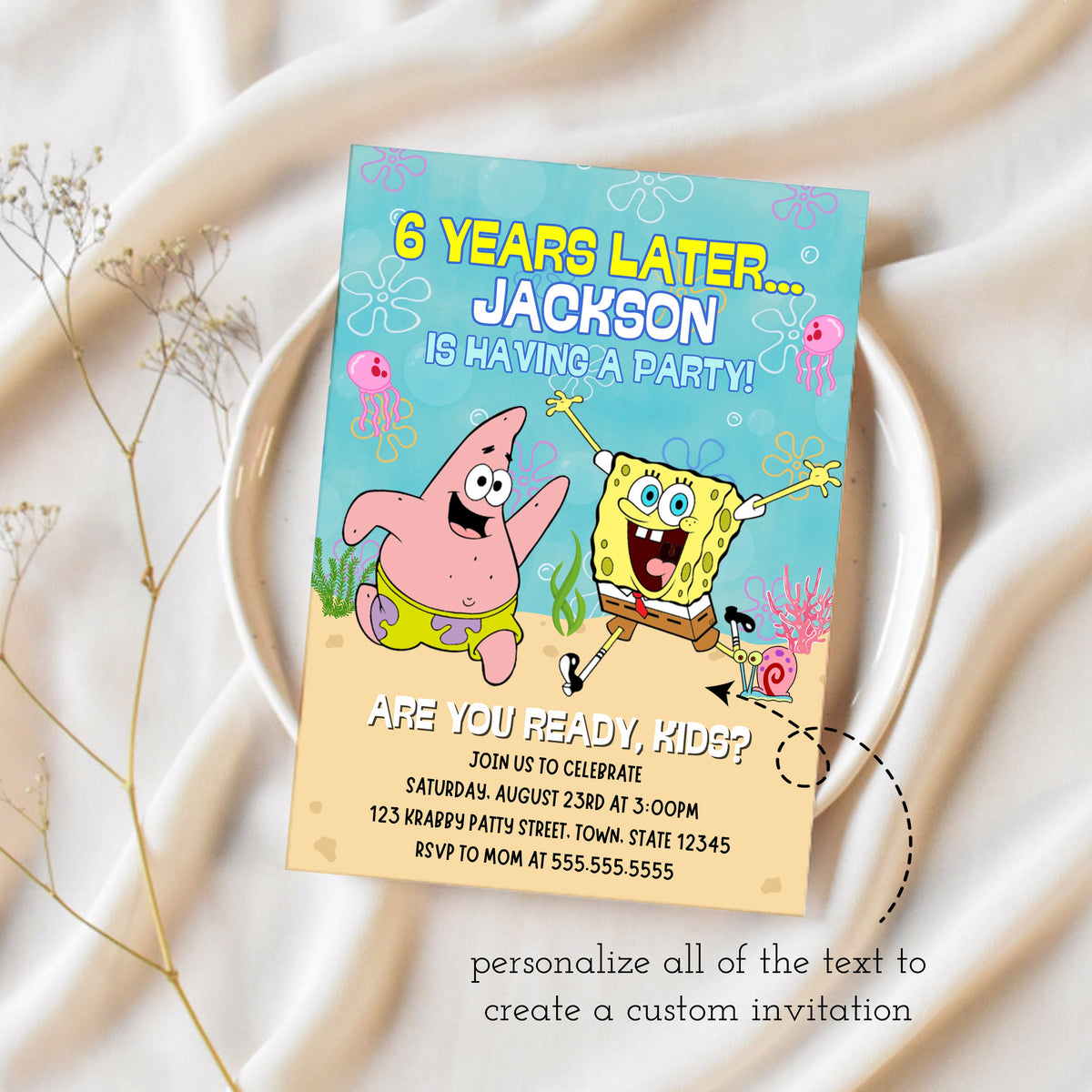 Spongebob Im Ready To Party