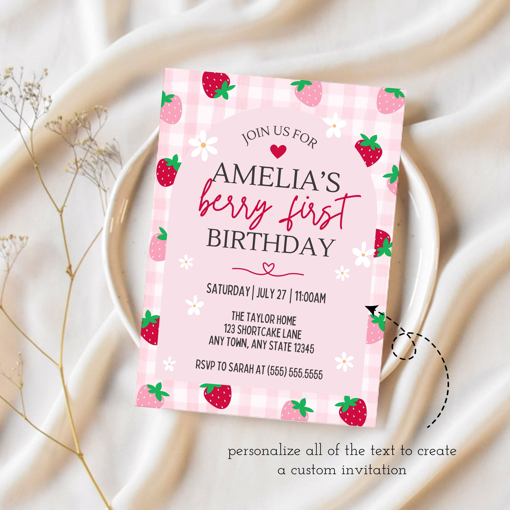 Ist Birthday Invitation