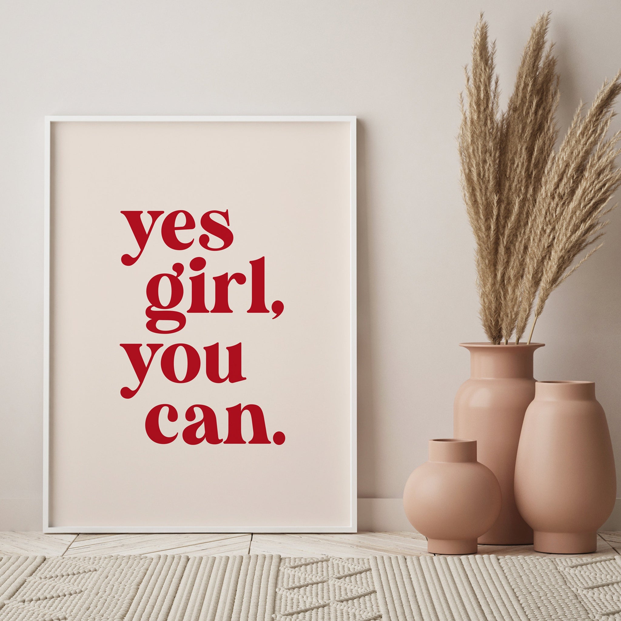 Yes You Can Poster Yes You Can Richt In Met Een Poster Photowall